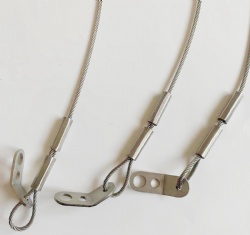 Steel Cable Slings with Mounting Tabs